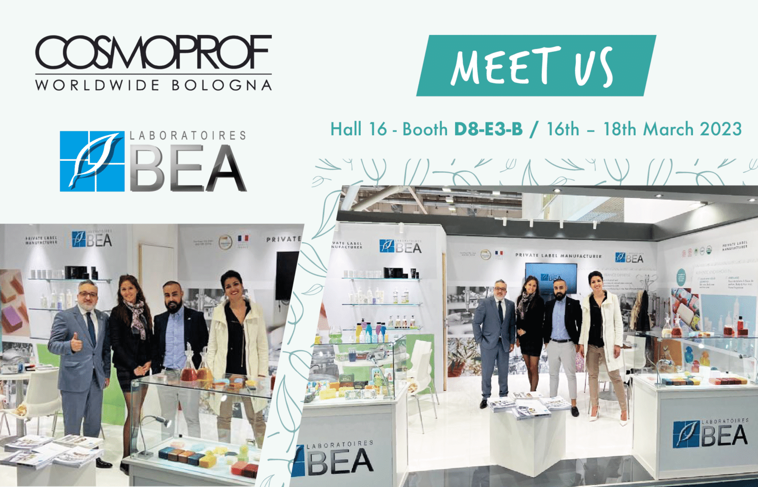 BEA au salon Cosmoprof Bologne 2023