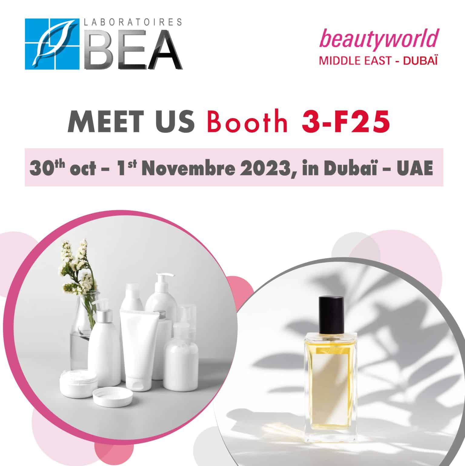 Meet us at Beauty World Middle East 2022 | Laboratoires BEA