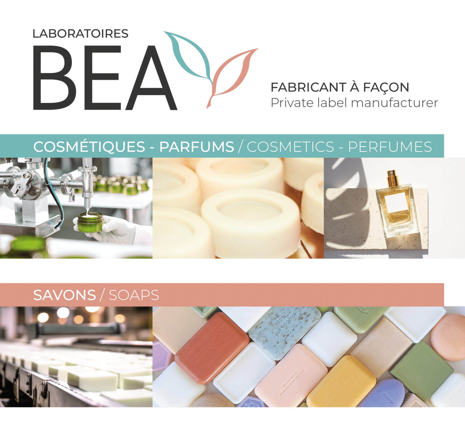 Laboratoires BEA - évolution logo